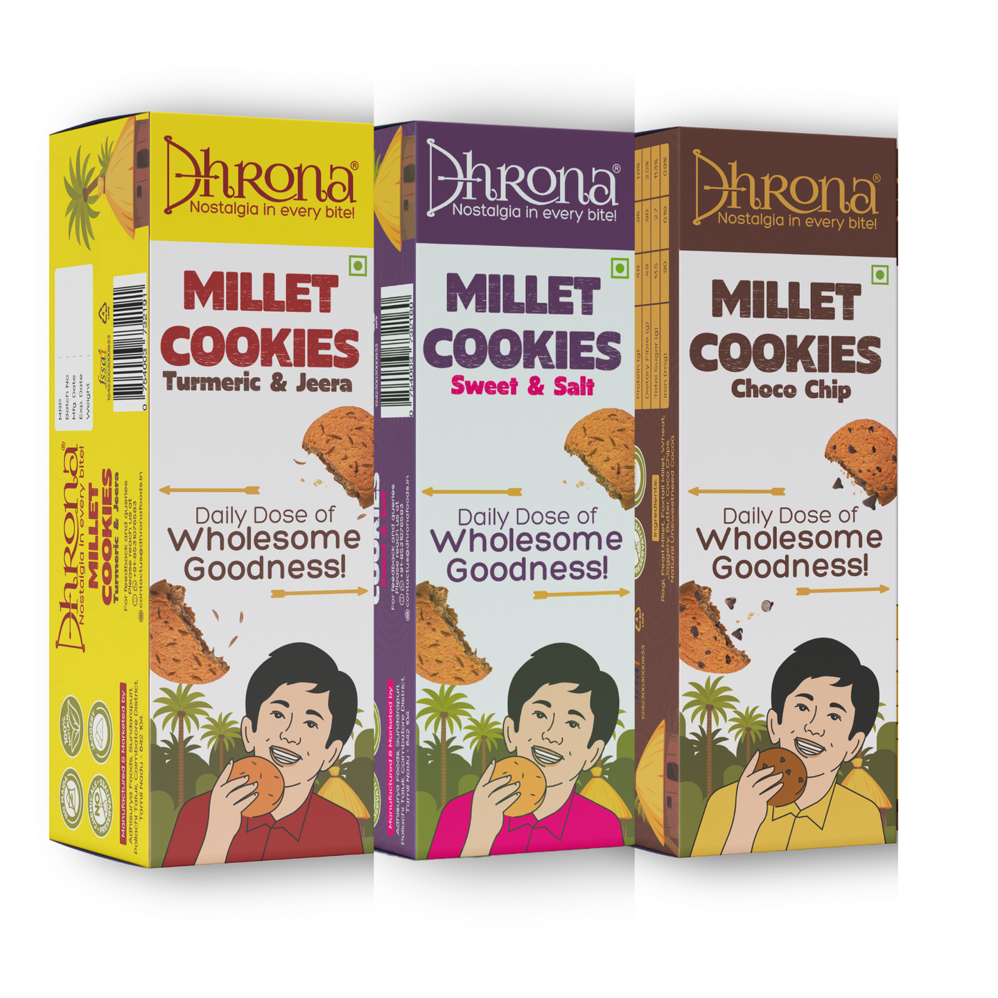 Millet Cookies Combo – Dhrona Millet Foods